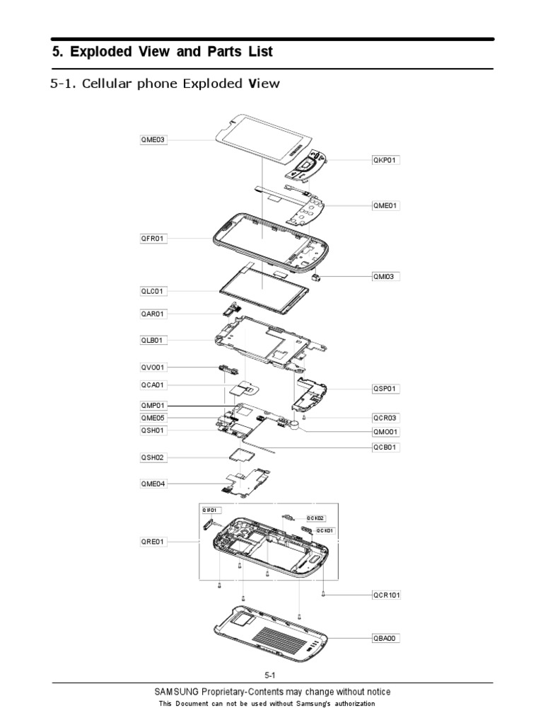 Exploded View and Parts List | PDF