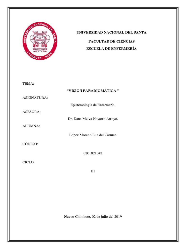 Adams T | PDF | Modelo conceptual | Enfermería