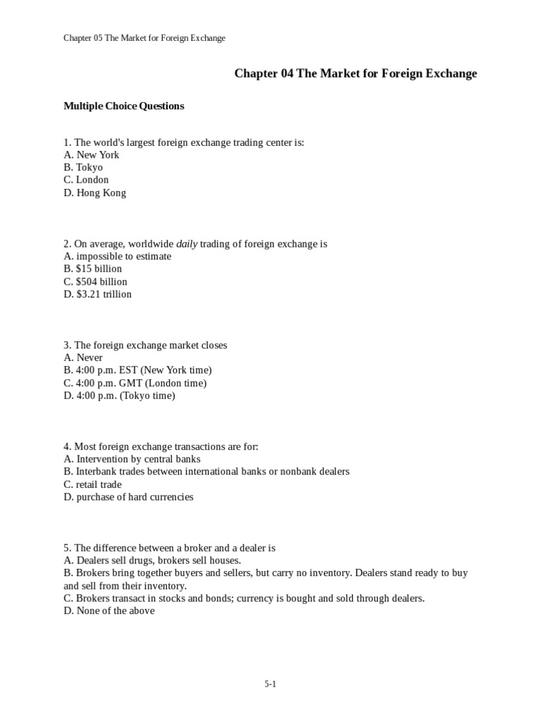 Understanding Foreign Exchange Markets | PDF | Foreign Exchange Market ...