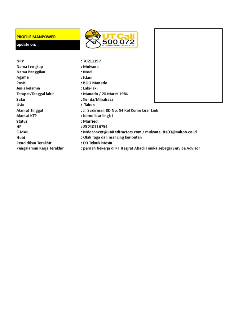 Update On:: Profile Manpower | PDF