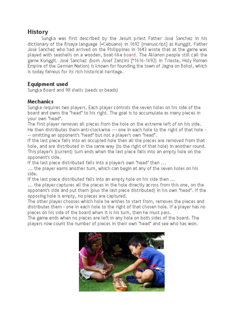 Sungka | PDF | Leisure