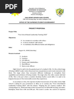 SSG Project Proposal - Teacher's Day | PDF | Behavior Modification ...