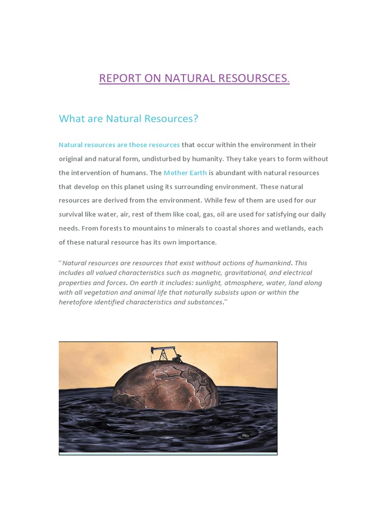 Understanding Natural Resources | PDF | Soil | Water