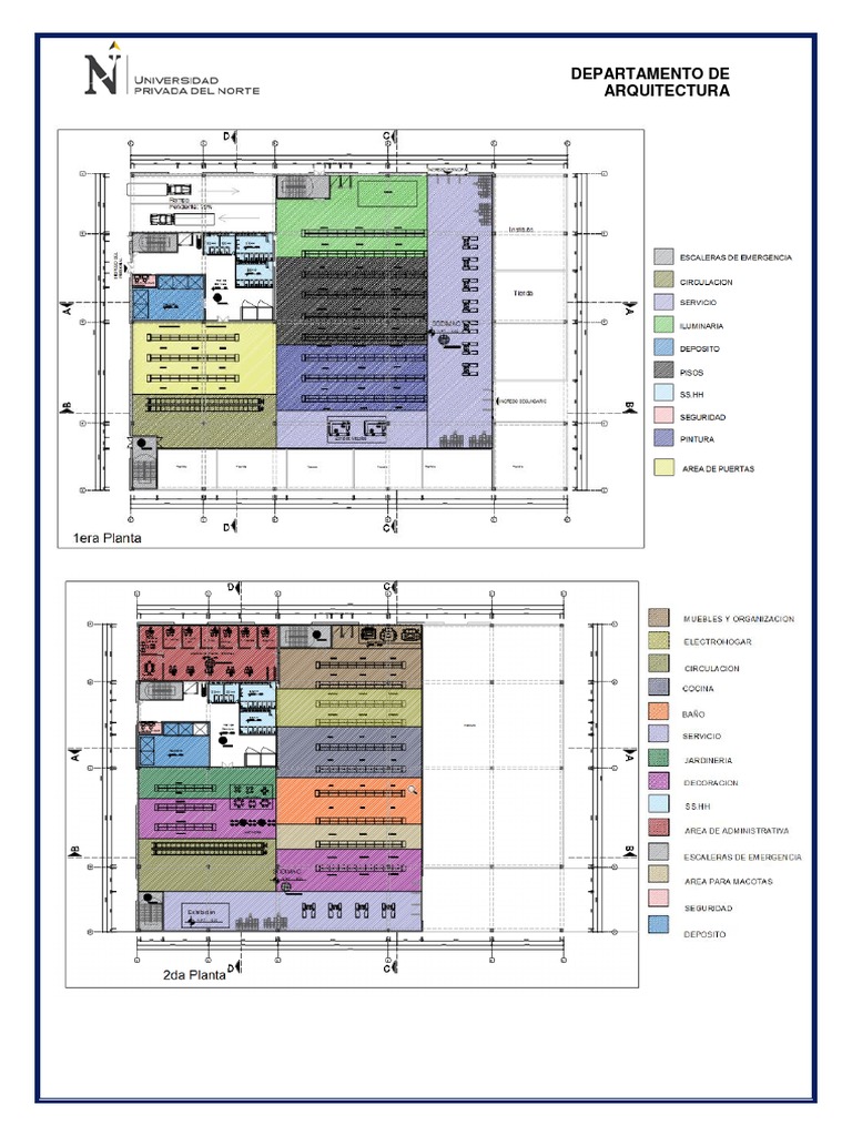A 4 Zonificacion Centro Comercial | PDF
