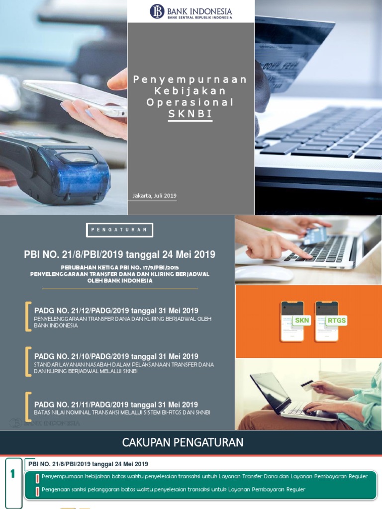 Sosialisasi Kebijakan SKNBI - 260619 | PDF