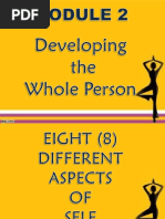 MODULE 2 - Developing The Whole Person | PDF | Emotions | Mind