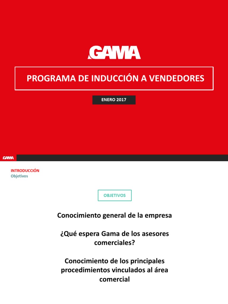 Gama Induccion Ventas 2017 PDF | PDF | Macroeconómica | Interés