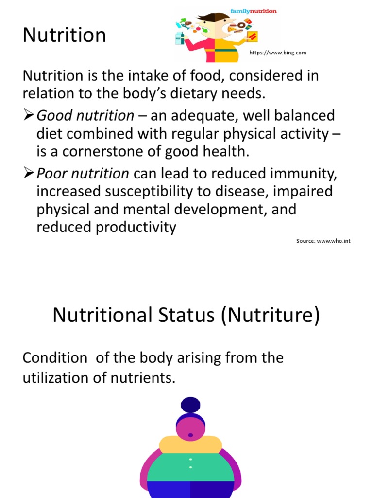 Nutritional Assessment and Status Overview | PDF | Nutrition | Diet ...