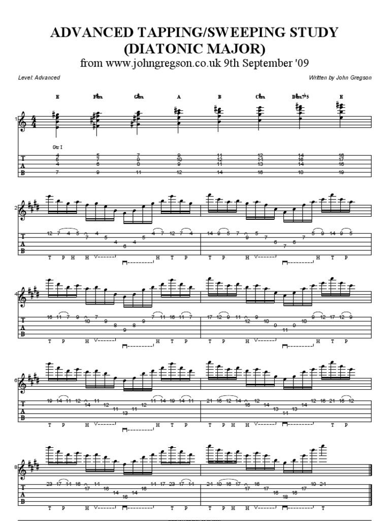 Advanced Tapping Major | PDF