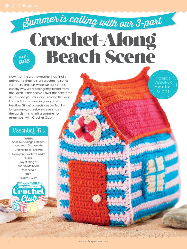 Crochet Along Beach Scene Part 1 | PDF | Needlework | Handicrafts
