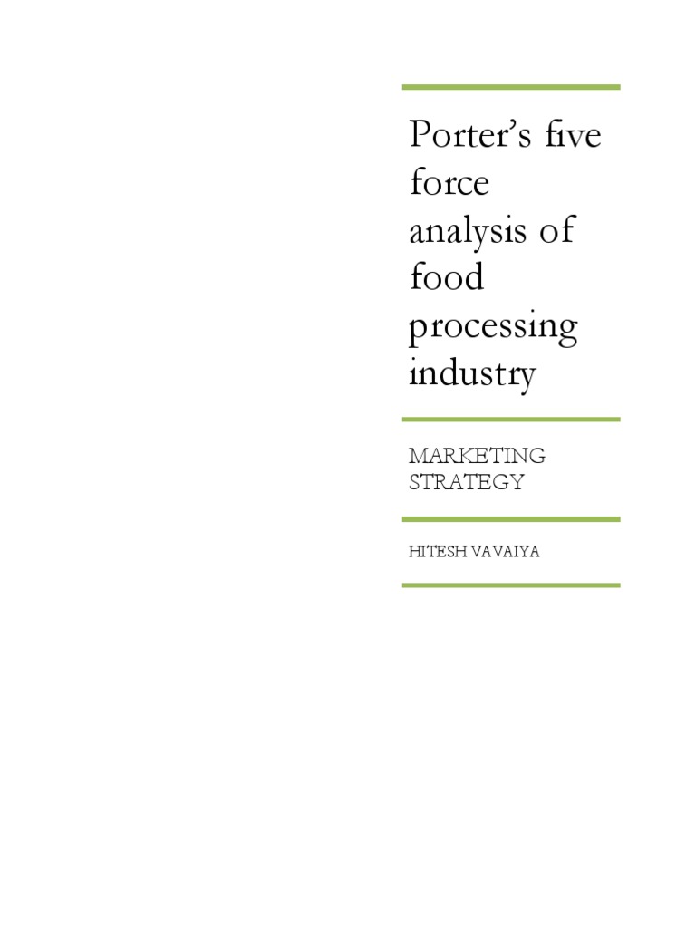 Report Food Processing Industry | PDF | Food Processing | Foods