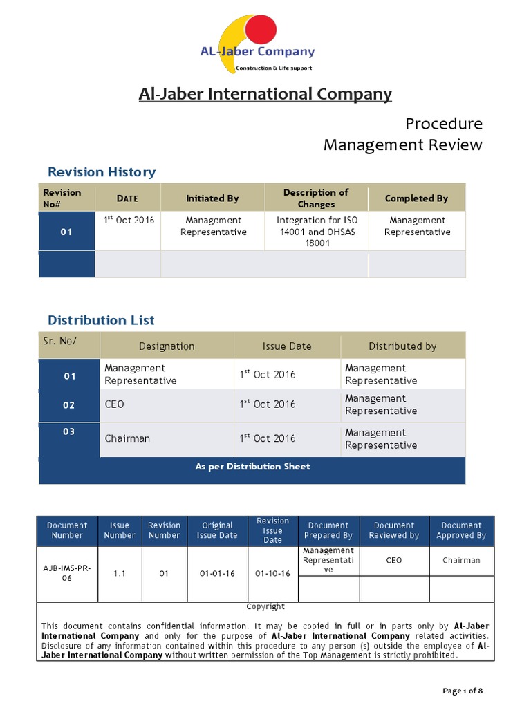 Management Review | PDF | Quality Management System | Risk Management