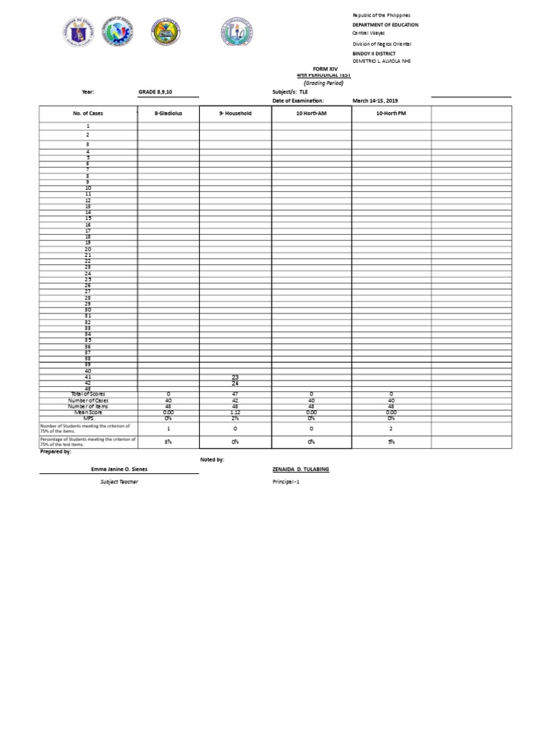 Form 14 | PDF | Microsoft Excel | Computing