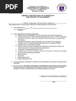 CS Form No. 211 Revised 2018 Medical Certificate | PDF