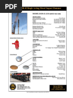 Menck Hydraulic Hammer Specifications | PDF