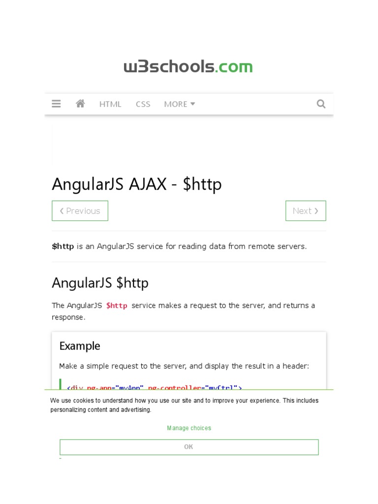 Angular HTTP | PDF | Hypertext Transfer Protocol | Http Cookie