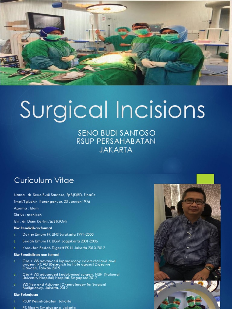 Insisi Luka | Download Free PDF | Abdomen | Thorax