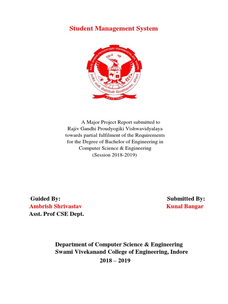 Report of Student Management System | PDF | Class (Computer Programming ...