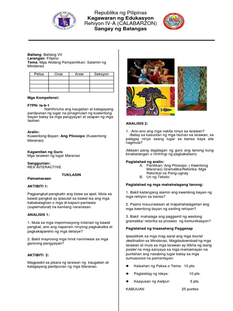 1.1 Ang Pilosopo Tuklasin 4 | PDF