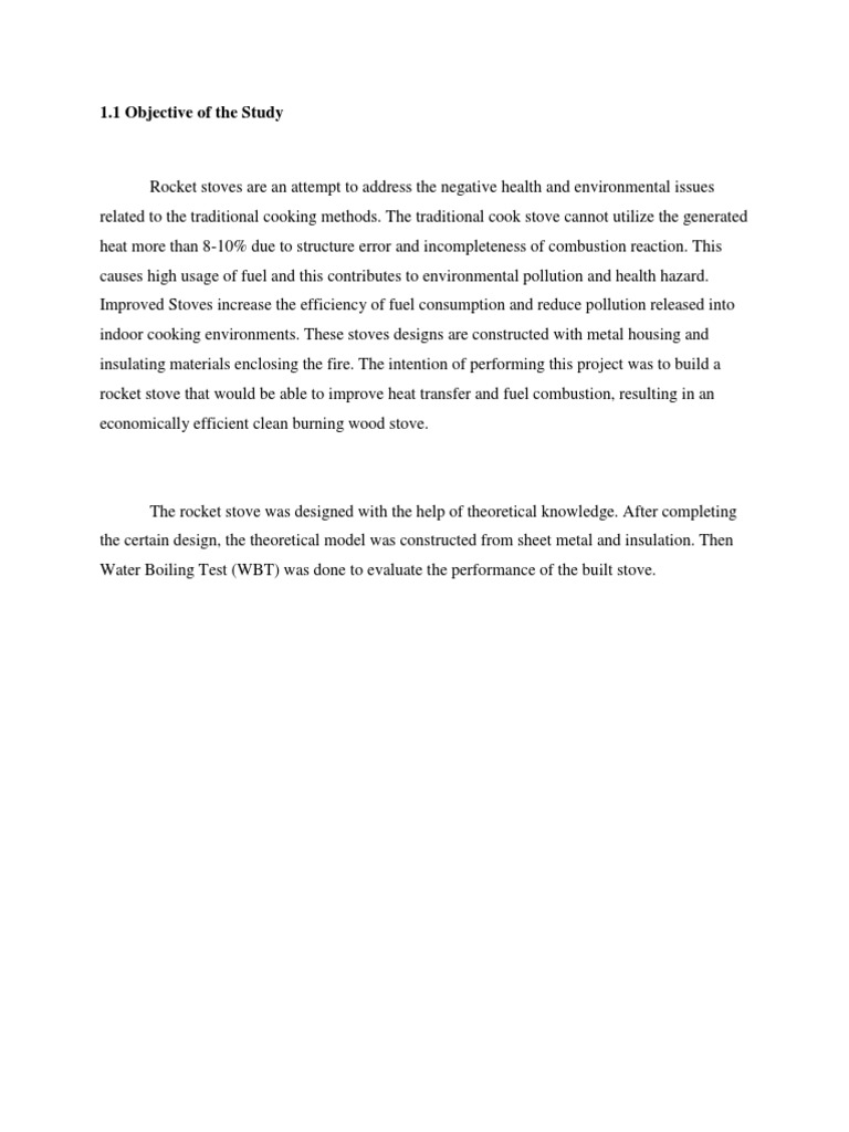 Objective of The Study | PDF