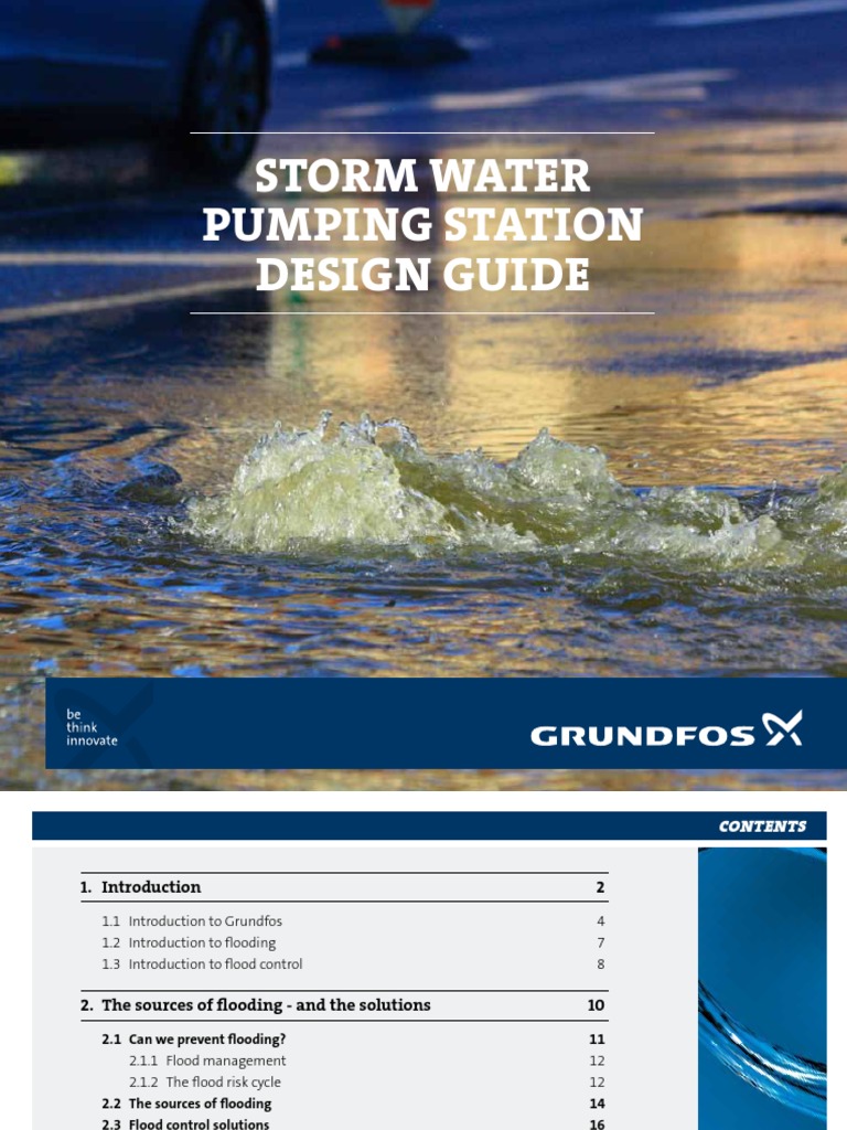 Storm Water Pump Station Design Guide PDF | PDF | Flood | Stormwater
