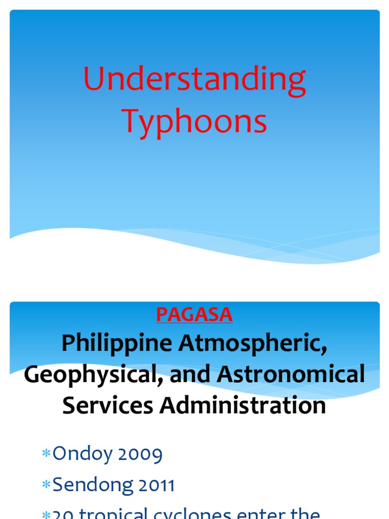 Understanding Typhoons | Download Free PDF | Eye (Cyclone) | Tropical Cyclones