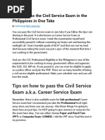 Civil Service Reviewer PDF | PDF | Division (Mathematics) | English Grammar