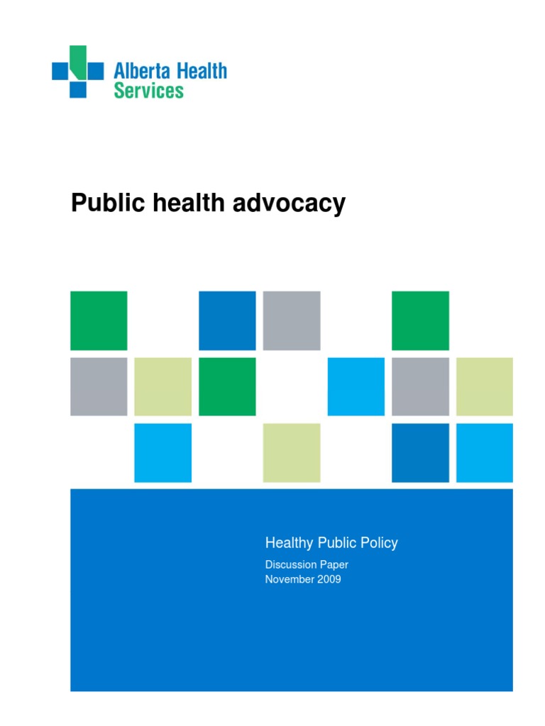 Public Health Advocacy | PDF | Framing (Social Sciences) | Public Health