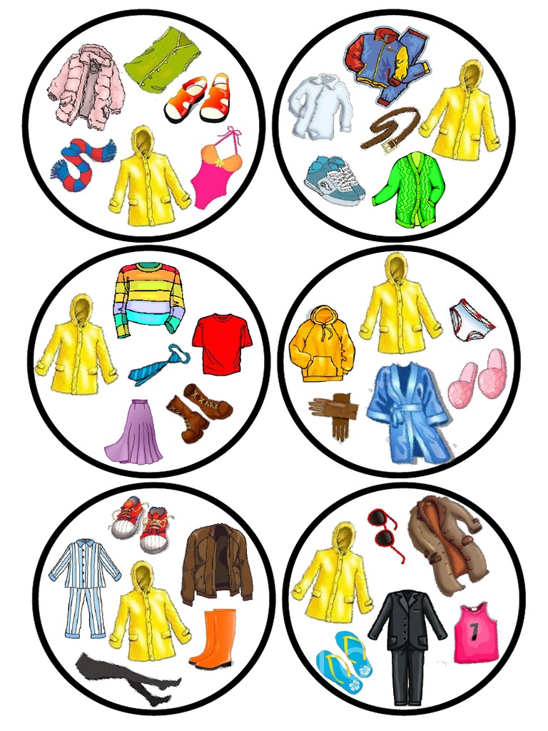 Clothes Dobble Game | PDF