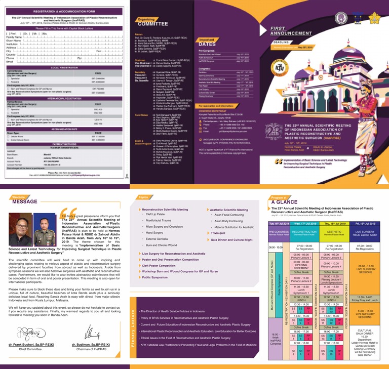 Softfile 1st Announcement PIT XXIII PERAPI 2019, 16-19july 2019, Banda ...