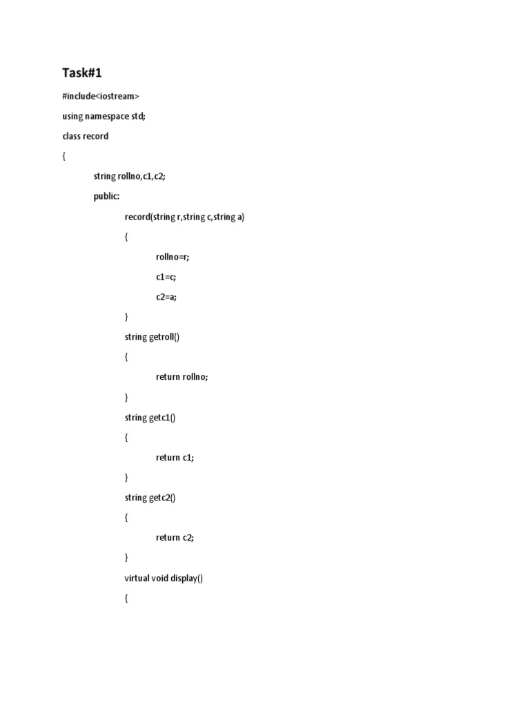 C++ Class Hierarchy for Person, Professor, Staff and Researcher | PDF