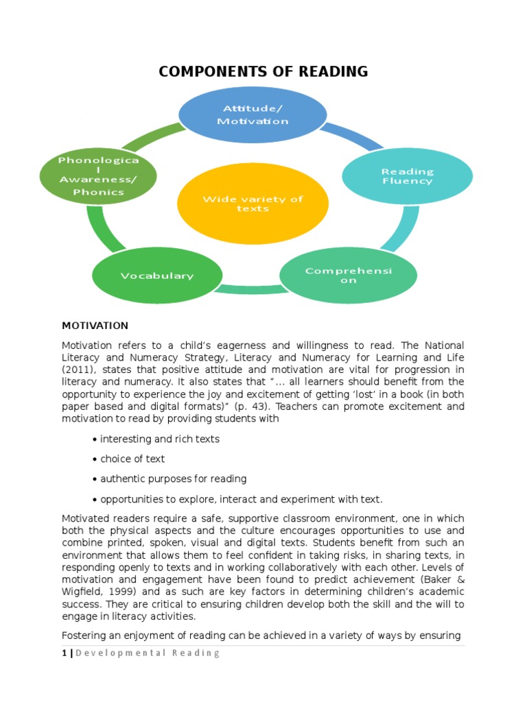 Components of Reading | PDF | Reading Comprehension | Question