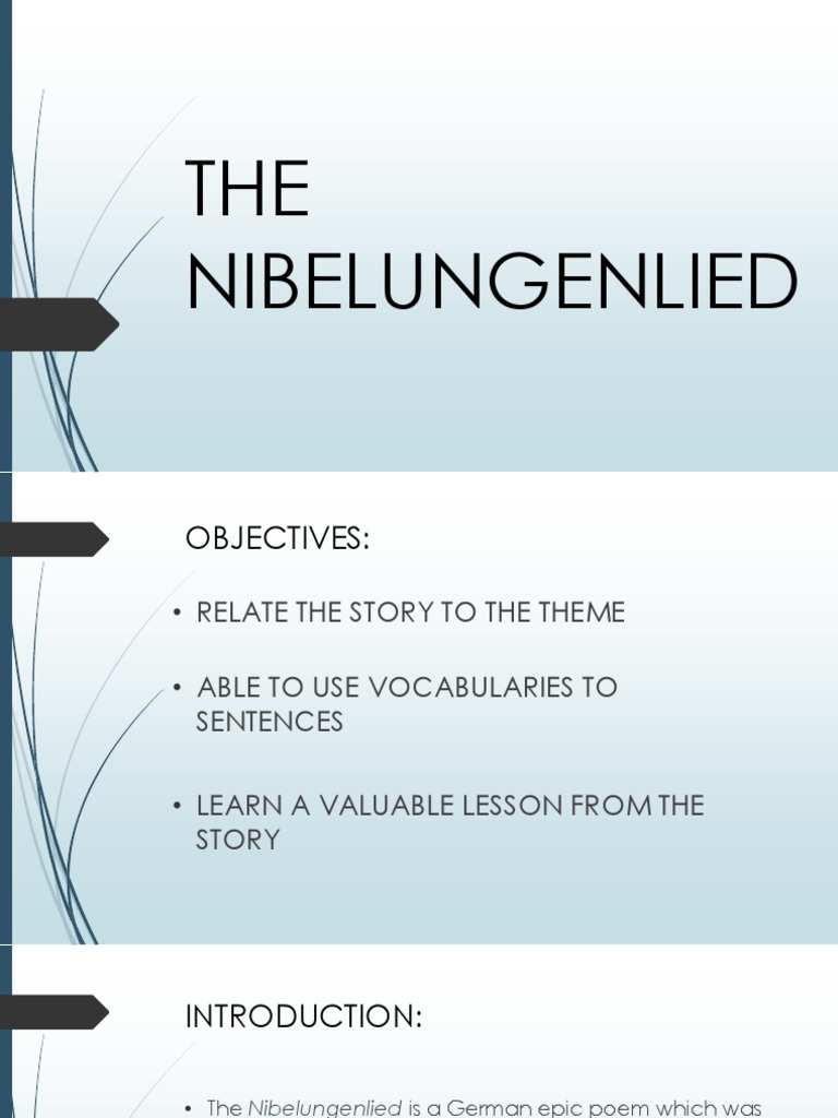 The Nibelungenlied | PDF | Germanic Paganism | Germanic Mythology