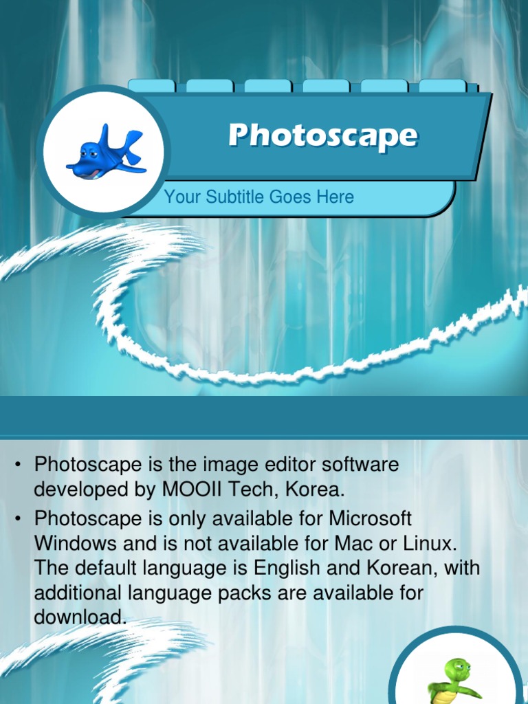 An Overview of the Free Image Editing Software Photoscape: Features ...