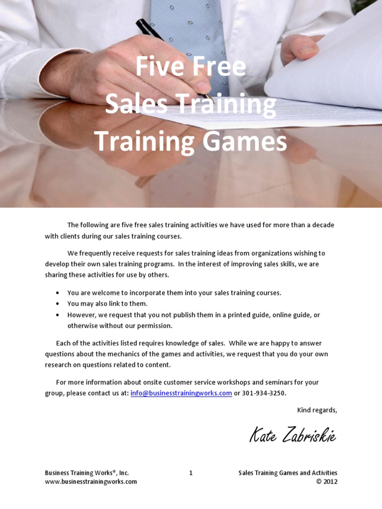 Sales Exercises | PDF | Sales | Business