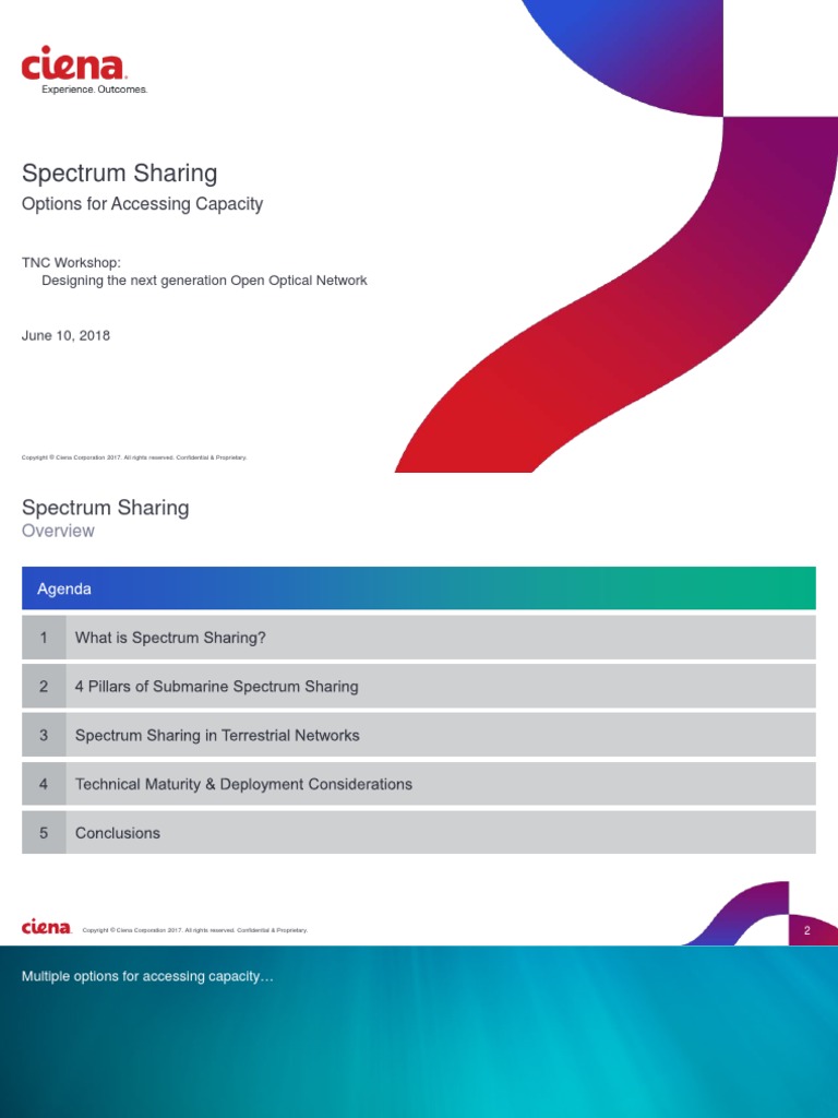 Spectrum Sharing: Options For Accessing Capacity | PDF | Proprietary ...
