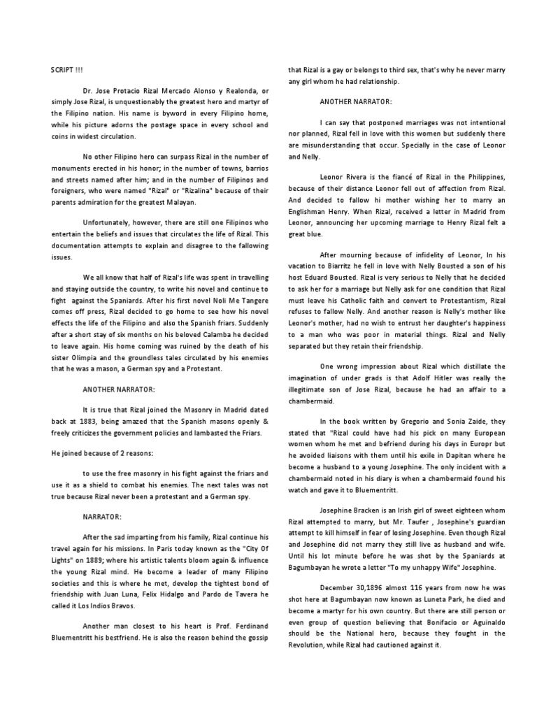 Final Script | PDF | Philippines