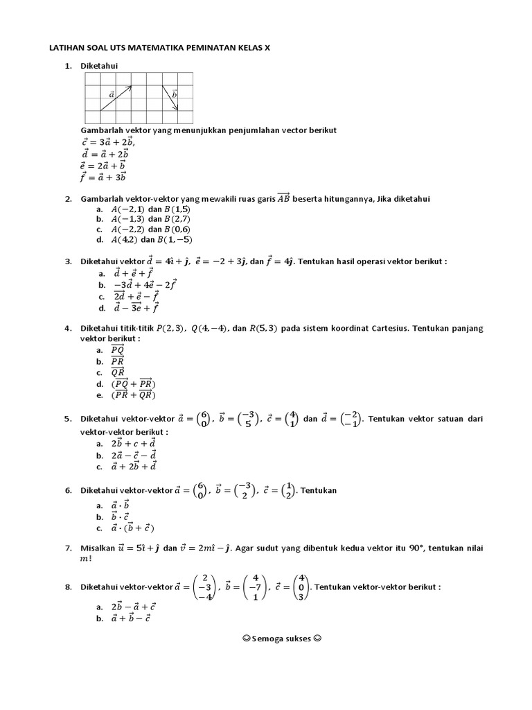 Latihan Soal Uts Matematika Peminatan | PDF | Metode & Bahan Ajar | Sains & Matematika