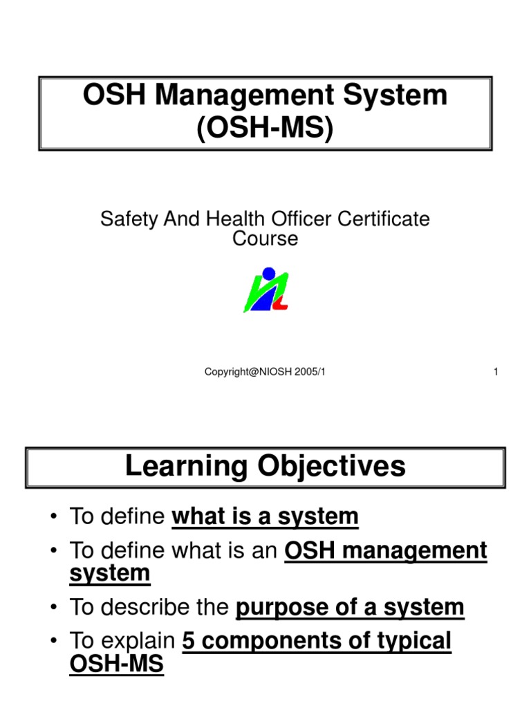 1.4 OSH-Management System | PDF | Occupational Safety And Health | Safety