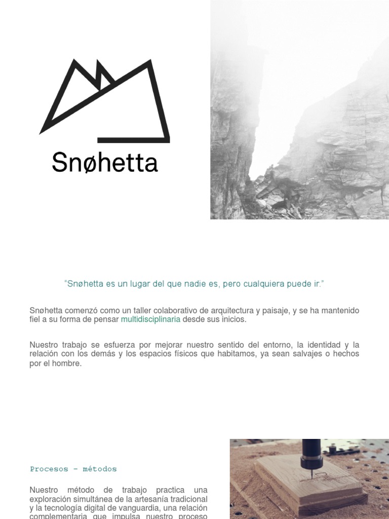 SNOHETTA | PDF | Diseño | Museo