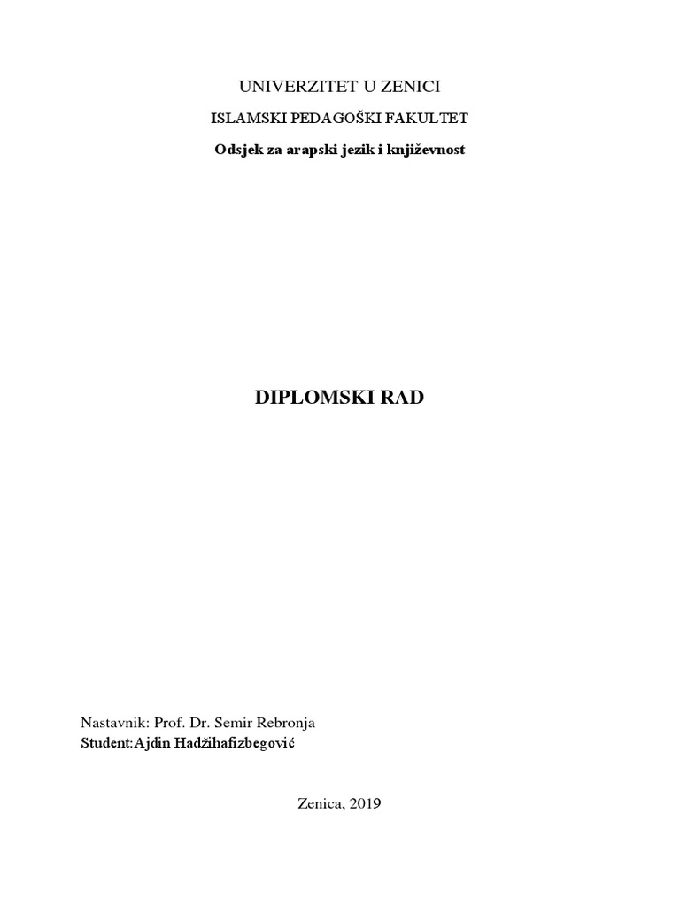 Diplomski Rad | PDF