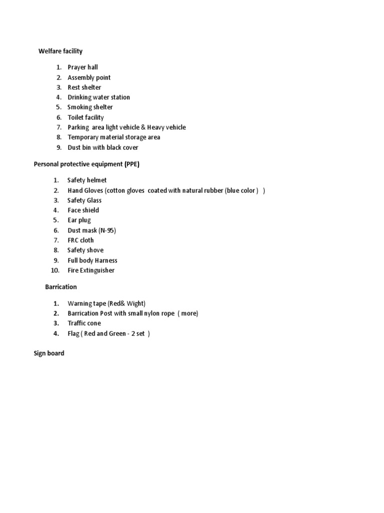 Welfare Facility | PDF | Wellness | Young Adult
