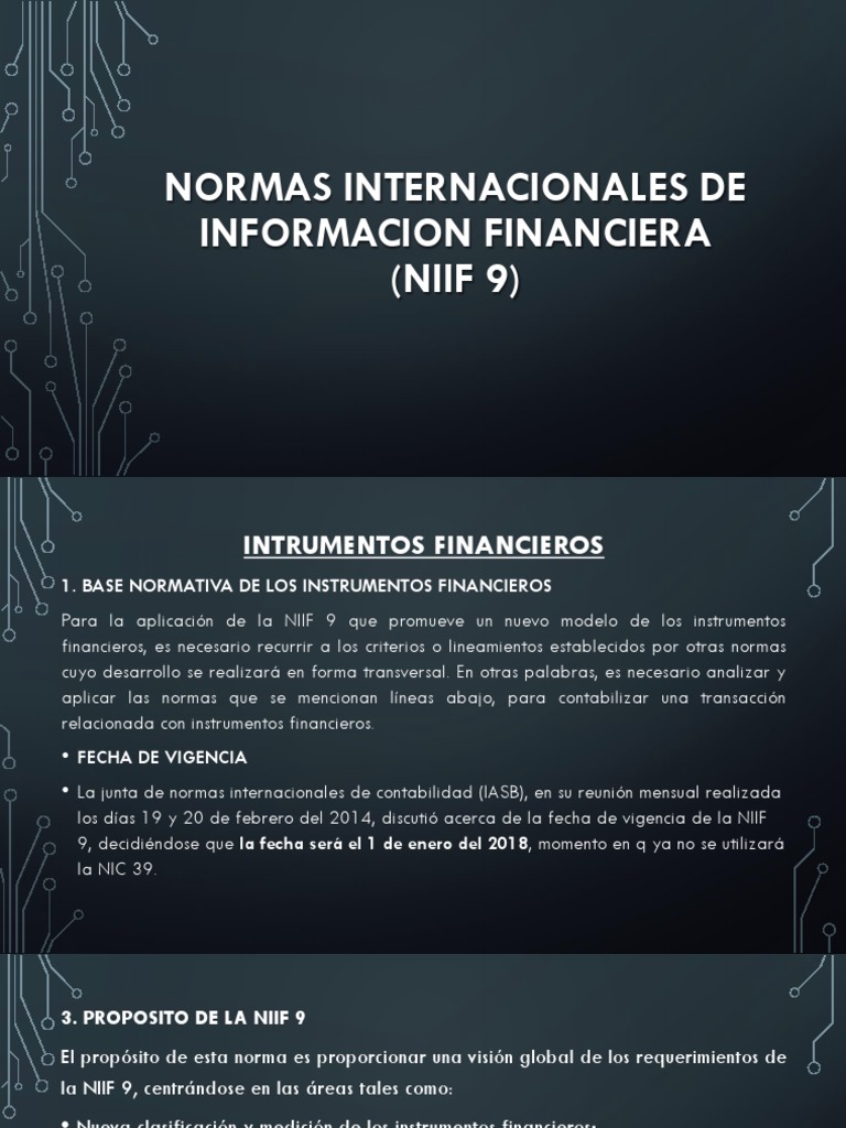 Niif 9 | PDF | normas internacionales de INFORMACION FINANCIERA ...