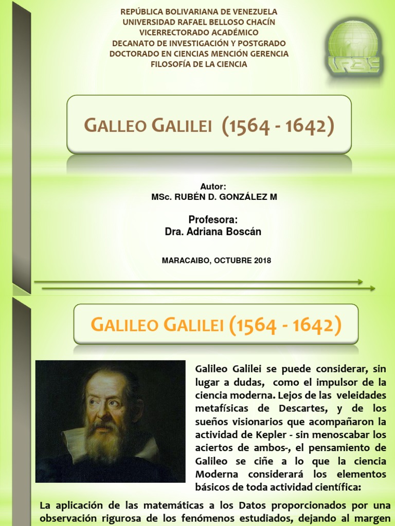 El padre de la ciencia moderna: Galileo Galilei y el nacimiento del ...