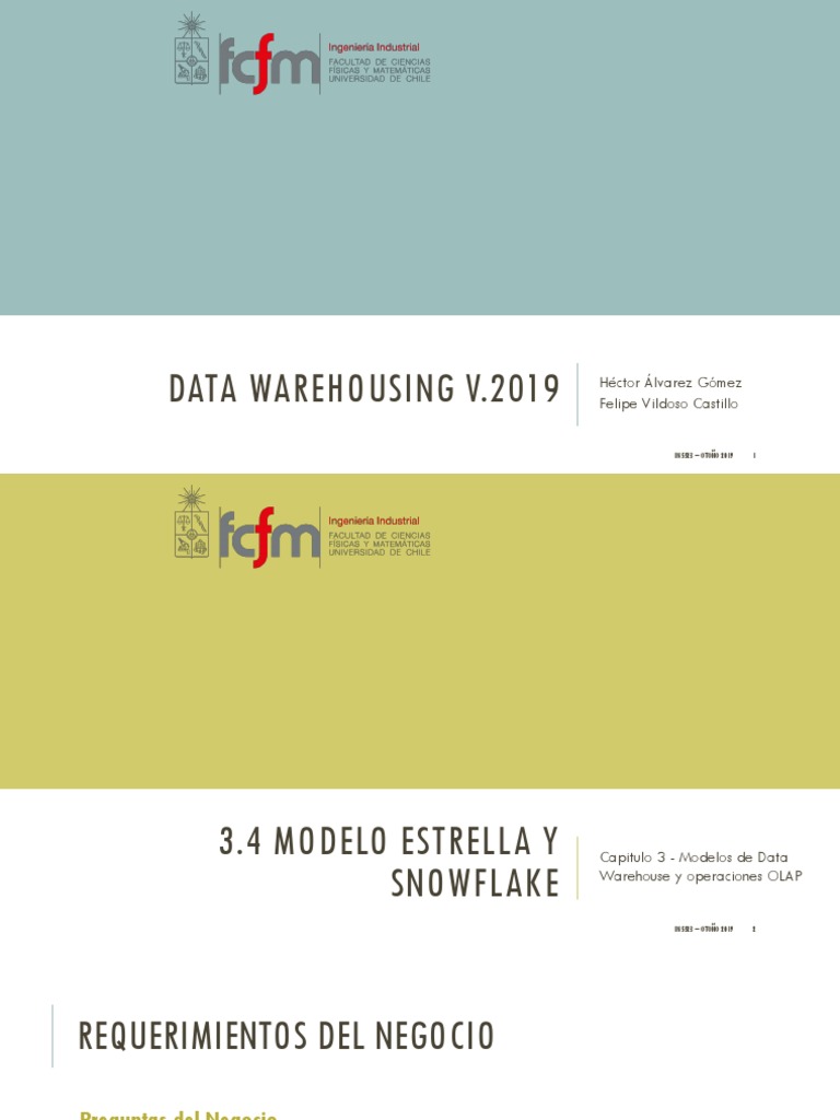 Capitulo 4 Clase 2 Modelo Estrella y Snowflake PDF | PDF | Tabla (base ...