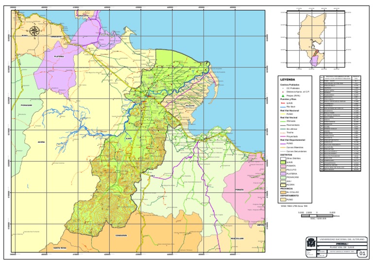 Mapa Vial ILAVE Puno | PDF