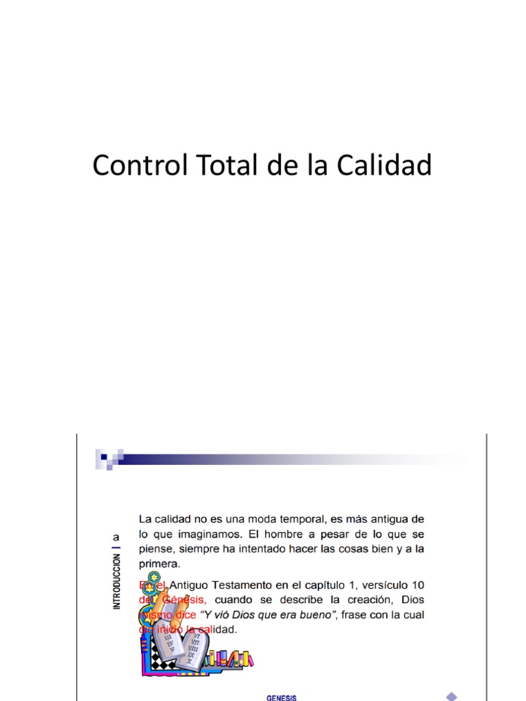 UIP IIC 19 Introducción Al Control Total de La Calidad (A) | PDF | Iso ...