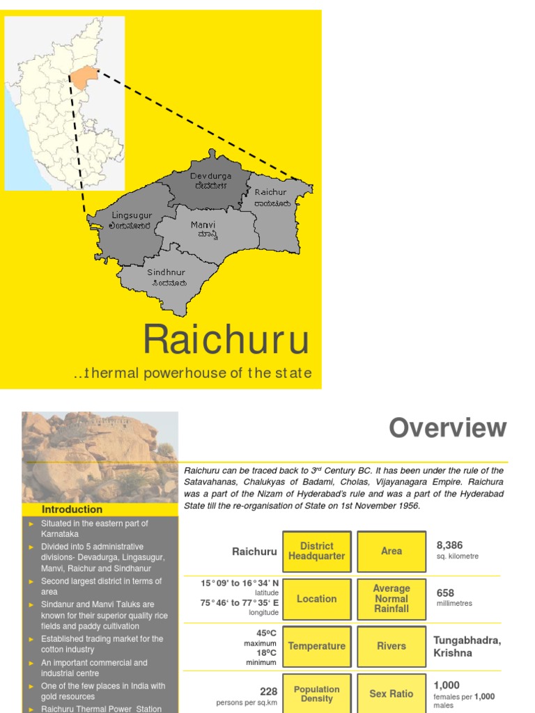 Raichuru: Thermal Powerhouse of The State | PDF