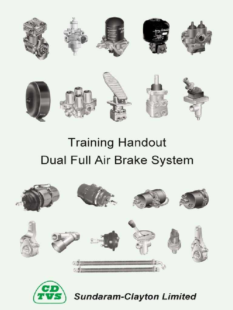 WABCO Dual Air Brake System Overview | PDF | Brake | Valve