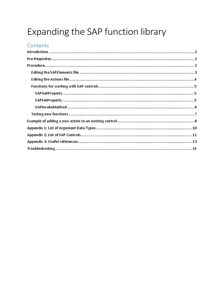 Extend SAP Functionality in Blue Prism | PDF | Parameter (Computer ...